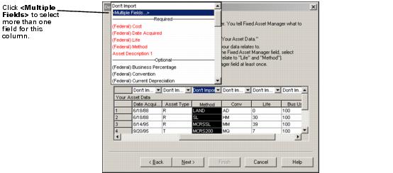Importing asset data from Comma Separated Value files